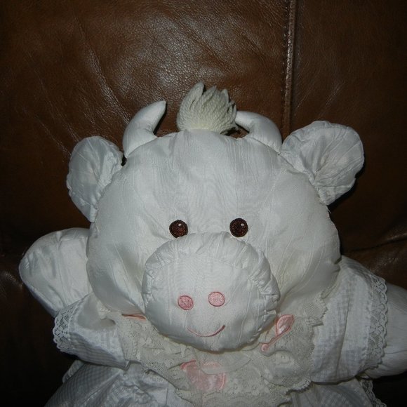 Fisher-Price | Toys | Vintage Fisher Price Puffalump White Cow 80 1986 ...